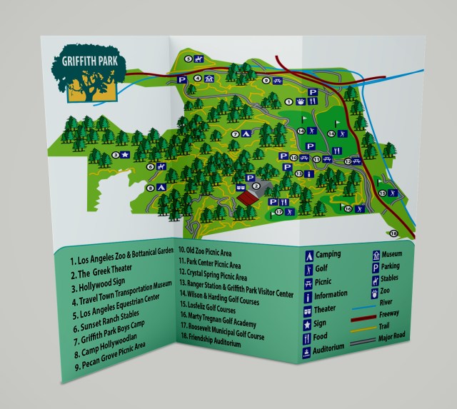 Griffith Park Map